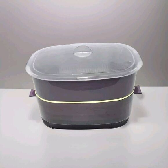 Tupperware | Kitchen | Tupperware Oval Microwave Cooker 6 Piece Set ...